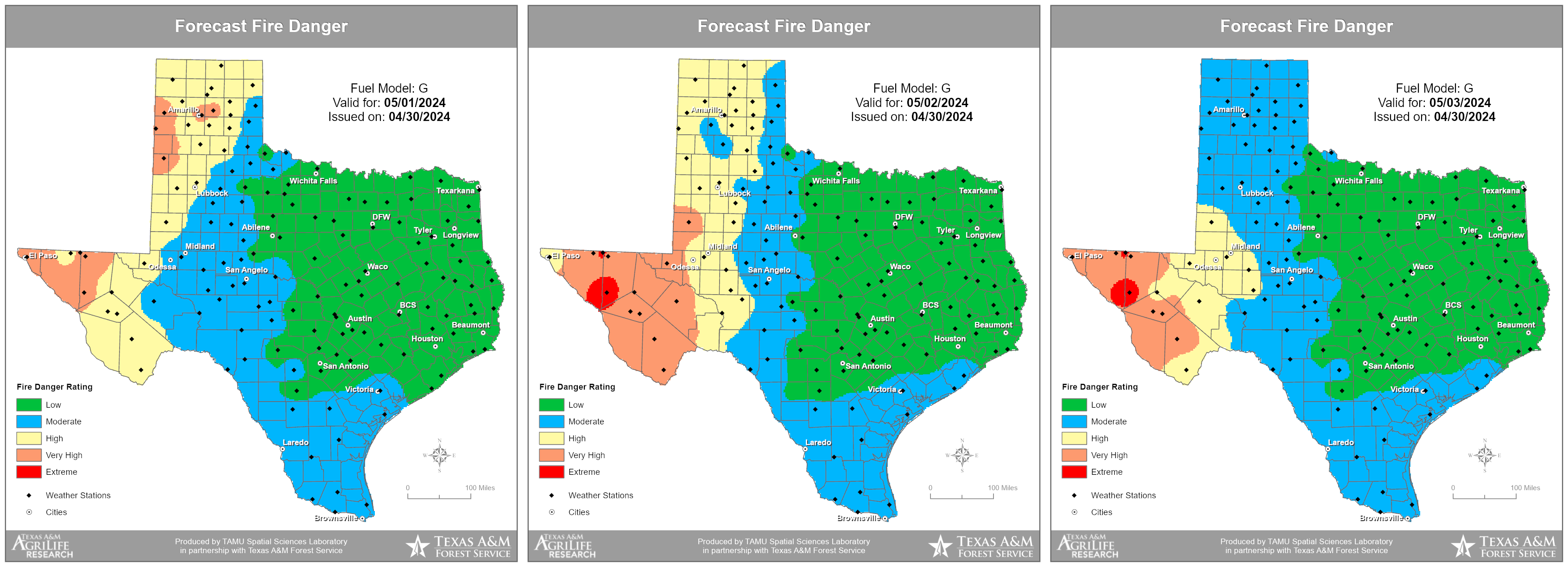TWC | Texas Fire Danger (TFD)